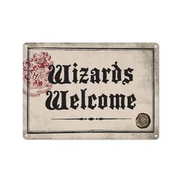 Half Moon Bay - Tin Sign - Harry Potter (Wizards Welcome)