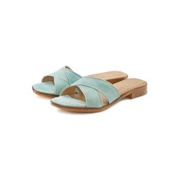 Lascana Pantolette blau Gr. 37 für Damen