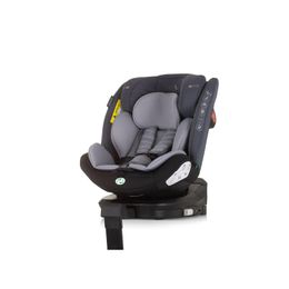 Chipolino Kindersitz Tourino i-Size (40-150cm) Isofix, h&ouml;henverstellbar, drehbar grau hellgrau