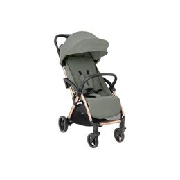 Kikkaboo Kinderwagen, Buggy Eden bis 22 kg Federung Regenschutz zusammenklappbar gr&uuml;n