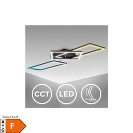 B.K.LICHT CCT LED Wand- und Deckenleuchte, schwarz, LED/40W