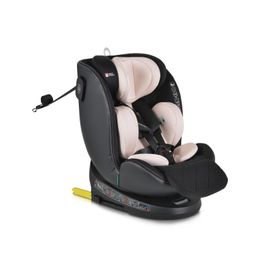 Cangaroo Kindersitz i-Size Castor (40-150cm) Gruppe 0/1/2/3 Isofix, Kopfschutz beige/rosa