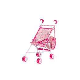 Chipolino Puppen-Zubeh&ouml;r-Set 3in1 Trixy Buggy Hochstuhl Tasche Laufstall faltbar pink