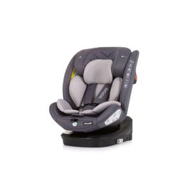 Chipolino Kindersitz Volare i-Size (40-150cm) Isofix, drehbar, SPS, Top Tether grau