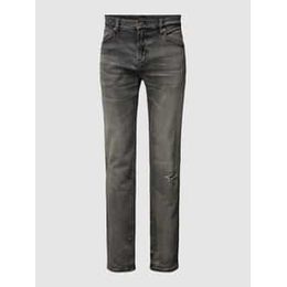 BOSS Orange Regular Fit Jeans im Destroyed-Look Modell 'Re.Maine'