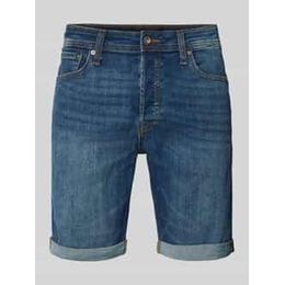 Jack & Jones Regular Fit Jeansshorts im 5-Pocket-Design Modell 'RICK'