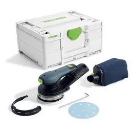 FESTOOL Akku-Exzenterschleifer ETSC 2 125-Basic + 15er Schleifmittel-Set