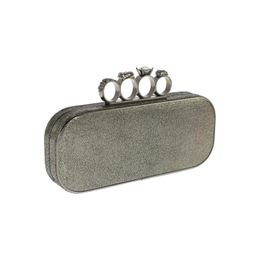 River Island Damen Handtasche, silber, Gr.