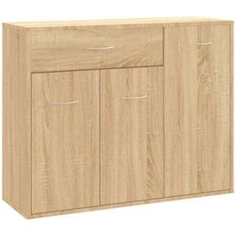 Sideboard Sonoma-Eiche 88x30x70 cm Holzwerkstoff vidaXL