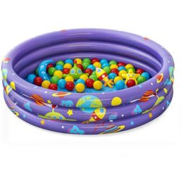 Bällebad Weltraum 102x25cm Planschbecken Ballpool Kinder Spielzeug Kugel - Bestway