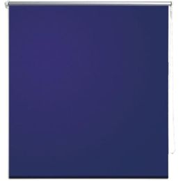 vidaXL - Verdunkelungsrollo Rollo 120 x 230 cm blau