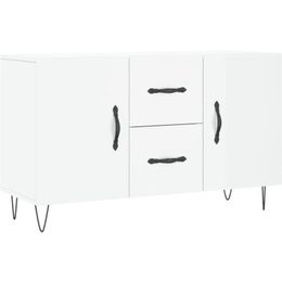 vidaXL - Sideboard Hochglanz-Weiß 100x36x60 cm Holzwerkstoff