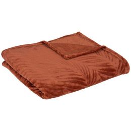 Plaid Zoa Flanell - terracotta-pink - 150x125 cm Atmosphera Créateur D'intérieur