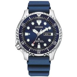 Automatikuhr Citizen "Promaster Marine, NY0141-10LE" Armbanduhren blau Damen Armbanduhr, Herrenuhr, Damenuhr, Taucheruhr, bis 20 bar wasserdicht