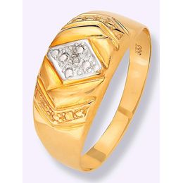 Fingerring Lady Fingerringe Gr. 17, Metall-Metall, goldfarben (gelbgold 375) Damen