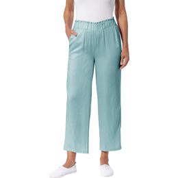 Damen Hose im Paperbag-Style mint, Gr&ouml;&szlig;e 40