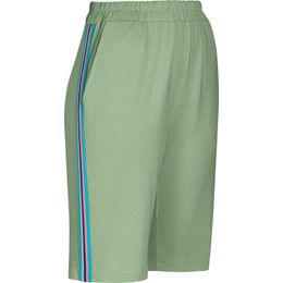 Damen Bermudas mit aufgesetztem Zierband eucalyptus, Gr&ouml;&szlig;e 40