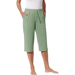 Damen Freizeithose mit weiten Beinen eucalyptus, Gr&ouml;&szlig;e 40