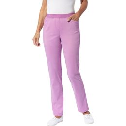 Damen Schlupfhose in Twill-Qualit&auml;t orchidee, Gr&ouml;&szlig;e 42
