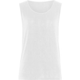 Damen Shirttop in pflegeleichter Viskose Qualit&auml;t wei&szlig;, Gr&ouml;&szlig;e 38