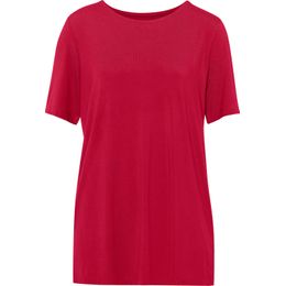 Damen Longshirt in A-Form rot, Gr&ouml;&szlig;e 52
