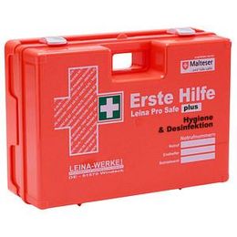 Leina-Werke Erste-Hilfe-Koffer Pro Safe plus Hygiene & Desinfektion DIN 13169 + Erweiterung orange