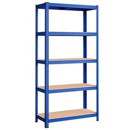 Songmics Schwerlastregal GLR040Q01 blau 90,0 x 40,0 x 180,0 cm