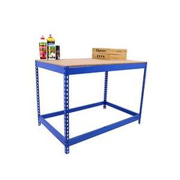 Simonrack Werkbank SIMONWORK BASIC 1 blau 210,0 x 60,0 x 90,0 cm