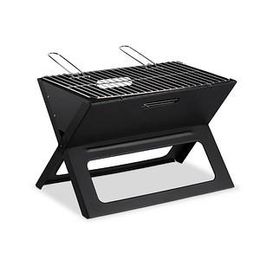 Relaxdays Holzkohlegrill 45,5 x 30,0 x 30,0 cm