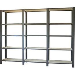 Simonrack Regal OFFICLICK 8425437109300 anthrazit, weiß 270,0 x 40,0 x 210,0 cm