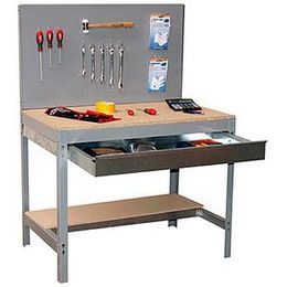 Simonrack Werkbank SIMONWORK BT2 BOX grau 1 Schublade 121,0 x 61,0 x 144,5 cm