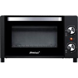 Steba KB A9 Minibackofen 1.050 W schwarz/silber