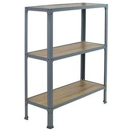 Simonrack Regal SIMONHOME CLICK MINI 8425437136092 grau, eiche 80,0 x 30,0 x 90,0 cm