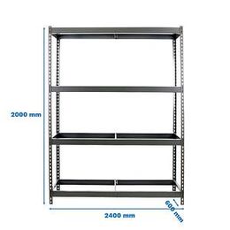 Simonrack Schwerlastregal SIMONFORTE 8435104975961 grau 240,0 x 60,0 x 200,0 cm