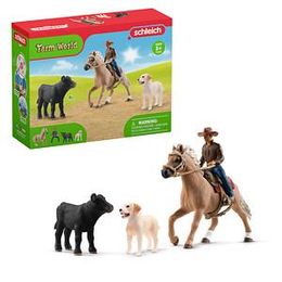 Schleich® Farm World 42578 Westernreiten Spielfiguren-Set