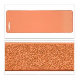 Relaxdays Yogamatte orange 60,0 x 180,0 x 1,0 cm