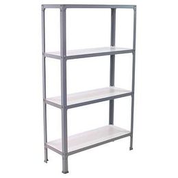 Simonrack Regal SIMONHOME CLICK PLUS 8425437070006 grau, weiß 100,0 x 30,0 x 160,0 cm