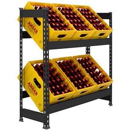 Simonrack Getränkekistenregal SIMONBOTTLE 2 8425437129582 anthrazit 100,0 x 30,0 x 100,0 cm