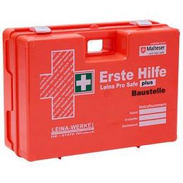 Leina-Werke Erste-Hilfe-Koffer Pro Safe plus Baustelle DIN 13169 + Erweiterung orange