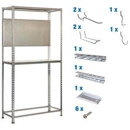 Simonrack Werkbank-Set SIMONRACING grau 100,0 x 40,0 x 200,0 cm