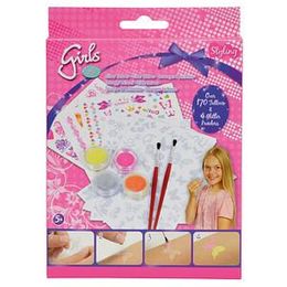 Simba Klebetattoo-Set Steffi LOVE Girls Glitter verschiedene Motive, 170 St.