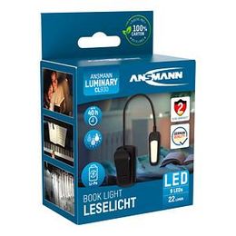 Ansmann Book Light LED Buch-Leselampe schwarz