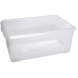 flink & sauber Aufbewahrungsbox 10,0 l transparent 38,0 x 26,0 x 14,0 cm