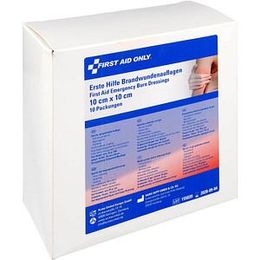 FIRST AID ONLY Brandwunden-Kompressen P-91400 00 transparent, 10 St.