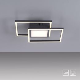 LED Deckenleuchte ASMIN, separat steuerbar, IP20, Schwarz