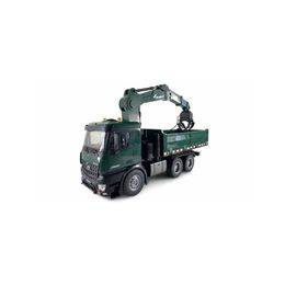 Amewi Mercedes-Benz Arocs Licensed Crane Lorry with Tipper RTR green