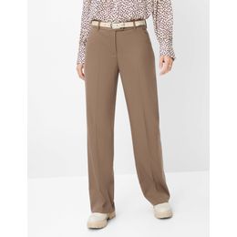 Brax Damen Palazzohose Style MAINE, Braun, Gr. 40