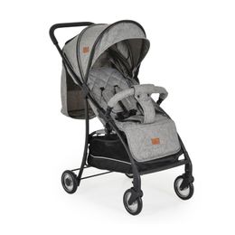 Cangaroo Kinderwagen London Buggy, Aluminiumrahmen, verstellbare Rückenlehne hellgrau