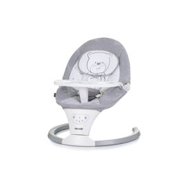 Chipolino Babywippe Lera Musik, Sicherheitsgurt, Kissen, Fernbedienung, Timer grau