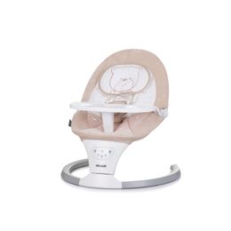 Chipolino Babywippe Lera Musik, Sicherheitsgurt, Kissen, Fernbedienung, Timer beige